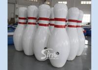 China Commercial Inflatable Human Bowling Game 10x5.5m with Zorb Ball and Race Track for sale
