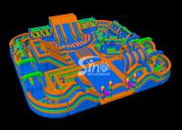 China 35x35m Giant Inflatable Theme Park with Obstacle Courses for Kids and Adults Commercial Use for sale