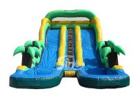 China Commercial Inflatable Water Slide 7.5m High with Pool for Kids Outdoor Fun for sale
