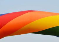 China Custom Rainbow Advertising Inflatable Arch 6-15m Span for Outdoor Events for sale