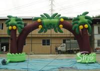 China New tropical coconut tree advertising inflatable arch for sale for sale