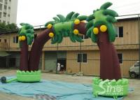 China New tropical coconut tree advertising inflatable arch for sale for sale