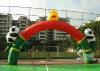 China Custom 10m Panda Inflatable Arch Door for Outdoor Advertising Events for sale
