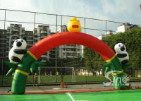 China Custom 10m Panda Inflatable Arch Door for Outdoor Advertising Events for sale