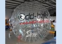 China Giant cheap inflatable grass ball person inside with certificated PVC or TPU material for sale