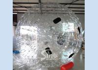 China 2.6m dia. transparent human roll inside inflatable zorb ball for outdoor adventure for sale