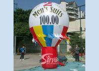 China Custom Advertising Inflatable Ground Balloon 3-8m Height Flame Retardant Nylon for sale