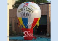 China Custom Advertising Inflatable Ground Balloon 3-8m Height Flame Retardant Nylon for sale