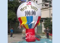 China Custom Advertising Inflatable Ground Balloon 3-8m Height Flame Retardant Nylon for sale