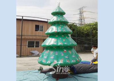 China 6m High Outdoor Giant Advertising Inflatable Christmas Tree for Holiday Party Decoration for sale