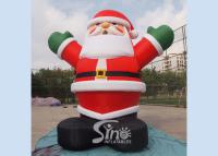 China 5m High Giant Inflatable Santa Claus for Christmas Outdoor Promotions with CE Certification for sale