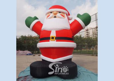 China 5m High Giant Inflatable Santa Claus for Christmas Outdoor Promotions with CE Certification for sale