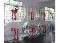 China Transparent Inflatable Bumper Ball 1.5m PVC TPU Lead Free for Kids Adults Outdoor Bubble Soccer for sale