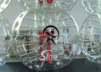 China Transparent Inflatable Bumper Ball 1.5m PVC TPU Lead Free for Kids Adults Outdoor Bubble Soccer for sale