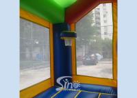 China 4in1 Kids Bouncy Castle with Slide and Basketball Hoop 4.5m x 4.5m Commercial Grade for sale
