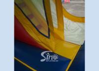 China 4in1 Kids Bouncy Castle with Slide and Basketball Hoop 4.5m x 4.5m Commercial Grade for sale