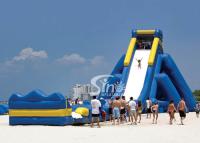 China Commercial Giant Hippo Inflatable Water Slide 10m High with Pool for Beach Water Park for sale