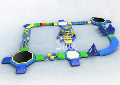 China 35x30m Giant Inflatable Water Obstacle Course for Kids and Adults with CE EN71 Certification for sale