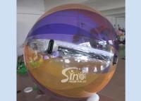 China 2.0m Colorful Inflatable Human Hamster Ball for Water Walking Commercial Use for sale