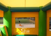 China Commercial Grade Kids Inflatable Balloon Combo Castle 5.2m x 4.0m with Slide for Outdoor Play for sale