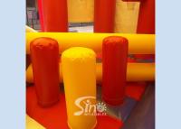 China Commercial Grade Kids Inflatable Princess Castle with Slide and Basketball 610g PVC for sale