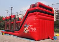 China Commercial Giant Pirate Ship Inflatable Water Slide 20m with Slip N Slide for Adults Outdoor Park for sale