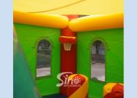China Lead Free PVC Tarpaulin Inflatable Bouncy Castle Slide Combo 9x5x5.5m CE EN14960 for sale