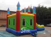 China Lead Free PVC Tarpaulin Inflatable Bouncy Castle Slide Combo 9x5x5.5m CE EN14960 for sale