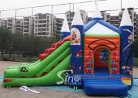 China 5in1 Commercial Grade Kids Crocodile Inflatable Combo Game with Slide 610g PVC for sale