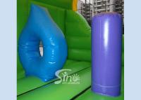 China Commercial Jungle Inflatable Bouncy Castle with Slide 7x5x4.5m PVC Tarpaulin for sale