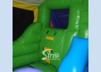 China Commercial Jungle Inflatable Bouncy Castle with Slide 7x5x4.5m PVC Tarpaulin for sale