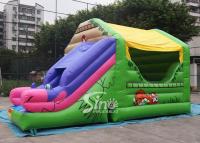 China Commercial Jungle Inflatable Bouncy Castle with Slide 7x5x4.5m PVC Tarpaulin for sale