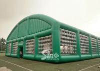 China 37x19m Inflatable Sports Arena Tent with Transparent Windows and Removable Doors for sale
