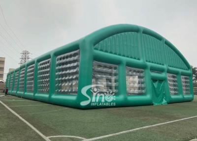 China 37x19m Inflatable Sports Arena Tent with Transparent Windows and Removable Doors for sale