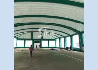 China 37x19m Inflatable Sports Arena Tent with Transparent Windows and Removable Doors for sale
