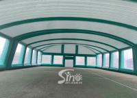 China 37x19m Inflatable Sports Arena Tent with Transparent Windows and Removable Doors for sale