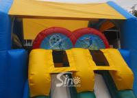 China Commercial Kids Inflatable Bouncy Castle with Slide 5.2x5.5m PVC Tarpaulin CE EN14960 for sale
