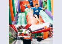 China 185 Meters Long Big Adults Inflatable Obstacle Course Course From Guangzhou Inflatables Factory for sale