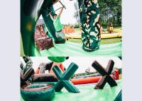 China 185 Meters Long Big Adults Inflatable Obstacle Course Course From Guangzhou Inflatables Factory for sale