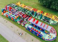 China 185 Meters Long Big Adults Inflatable Obstacle Course Course From Guangzhou Inflatables Factory for sale