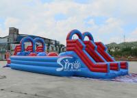 China Outdoor Double Lane Adults Wipeout Inflatable Big Baller For Inflatable Assault Course From Sino Inflatables for sale