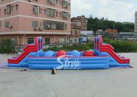 China Outdoor Double Lane Adults Wipeout Inflatable Big Baller For Inflatable Assault Course From Sino Inflatables for sale