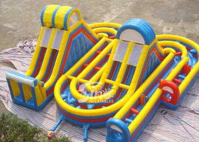 China Commercial Inflatable Obstacle Course 13m x 13m Outdoor Giant Playground for Fun for sale