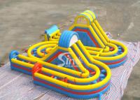China Commercial Inflatable Obstacle Course 13m x 13m Outdoor Giant Playground for Fun for sale