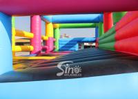 China Outdoor Adults Inflatable 5K Obstacle Course With Shooting Balls For Sports Events N Activities for sale