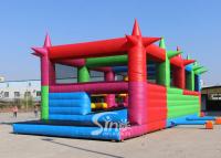 China Outdoor Adults Inflatable 5K Obstacle Course With Shooting Balls For Sports Events N Activities for sale
