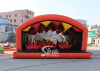 China Outdoor 13x6m Inflatable Obstacle Course with Tent Cover for Adult 5K Run for sale