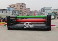 China 16x6m Crazy Tangled Up Adults Inflatable Obstacle Course For Outdoor Sports Events for sale