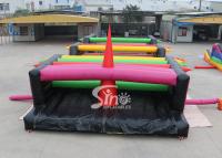 China 16x6m Crazy Tangled Up Adults Inflatable Obstacle Course For Outdoor Sports Events for sale