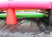 China 16x6m Crazy Tangled Up Adults Inflatable Obstacle Course For Outdoor Sports Events for sale